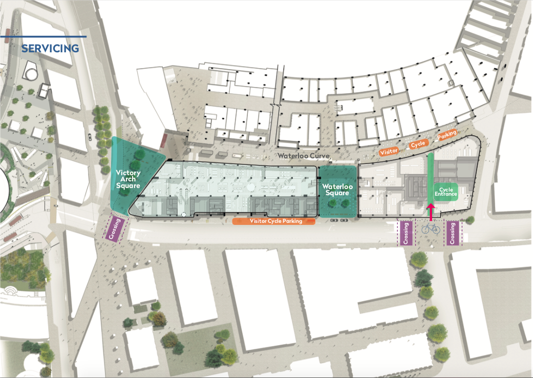 Cycle-friendly & accessible - Elizabeth House, Waterloo - London ...