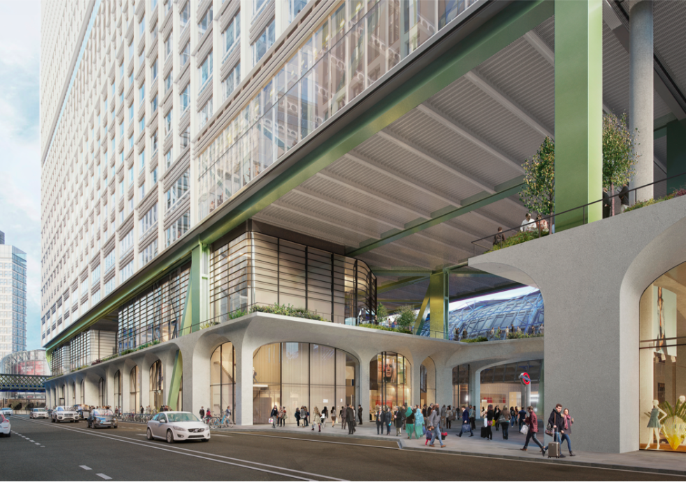 A new gateway into Waterloo Station - Elizabeth House, Waterloo ...